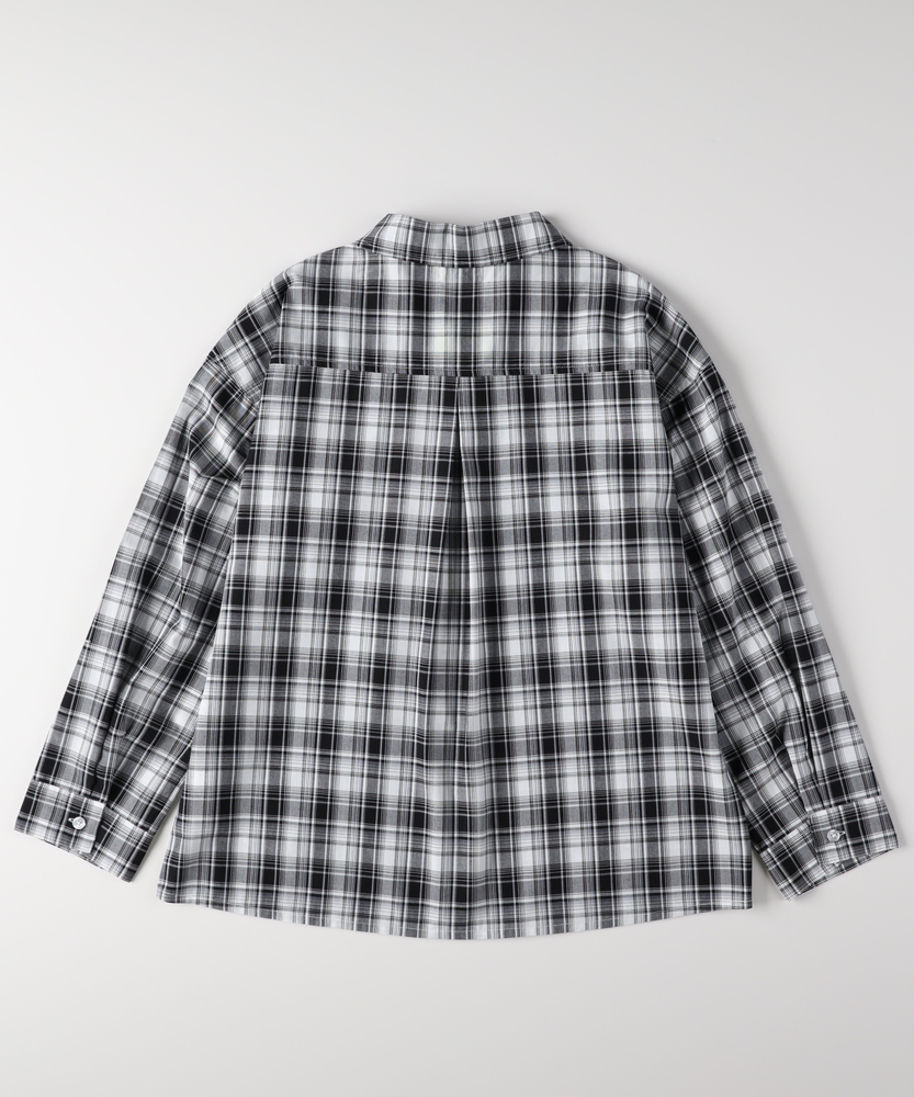 ワンポイント刺繍シャツ(150 ブルー): トップス｜Right-on公式オンラインショップ